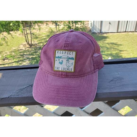 Accessories | Respect The Locals Maroon Farm Logo Snapback Cap Hat ...